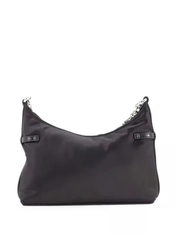 Givenchy Voyou Party Satin With Leather Mini Shoulder Bag