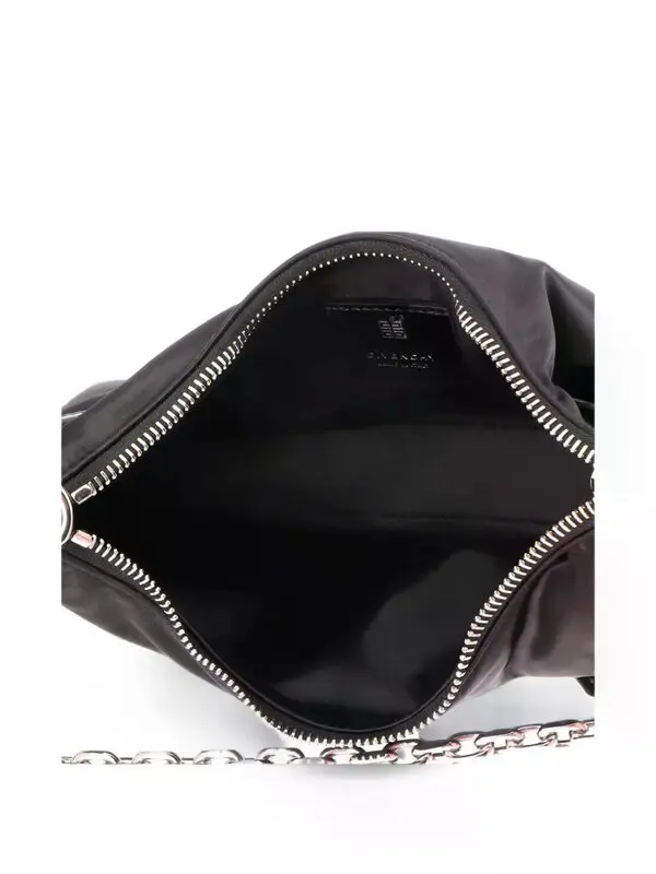 Givenchy Voyou Party Satin With Leather Mini Shoulder Bag