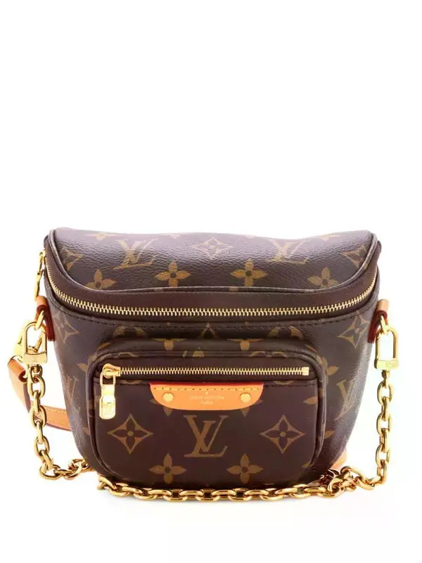 LOUIS VUITTON Monogram Canvas Mini Belt Bag - Brown
