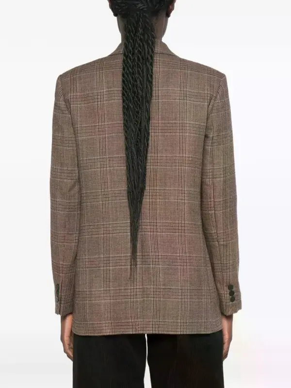 Sandro Check-pattern Blazer