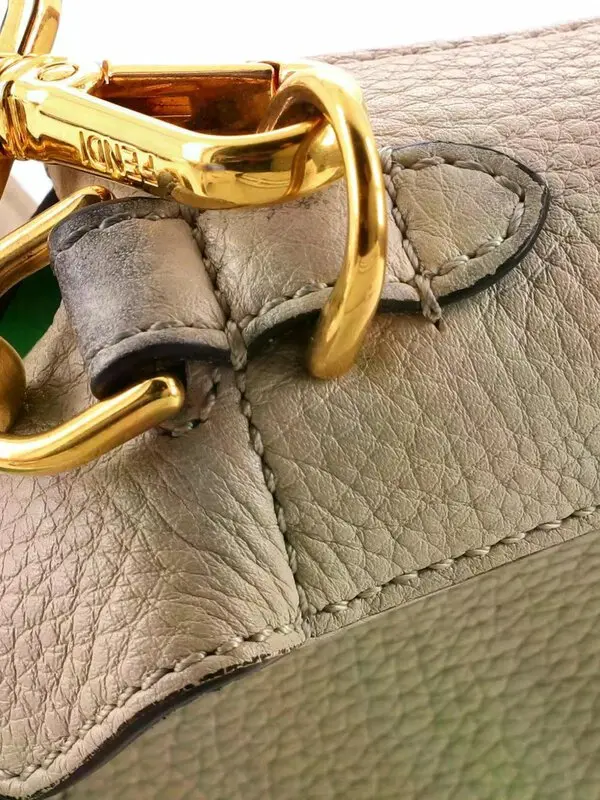 Fendi Selleria Baguette Nm Bag Leather Medium Shoulder Bag