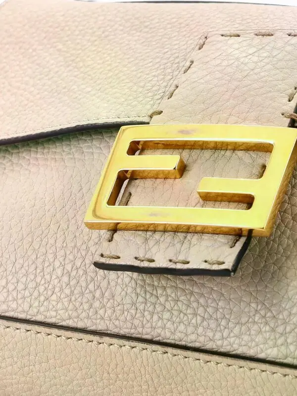 Fendi Selleria Baguette Nm Bag Leather Medium Shoulder Bag