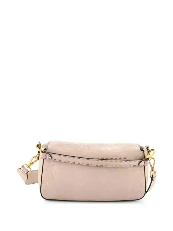 Fendi Leather Medium Shoulder Bag - Neutrals
