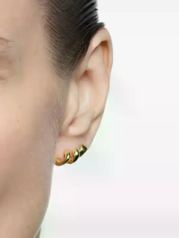 MARIA BLACK Coil Stud Earring