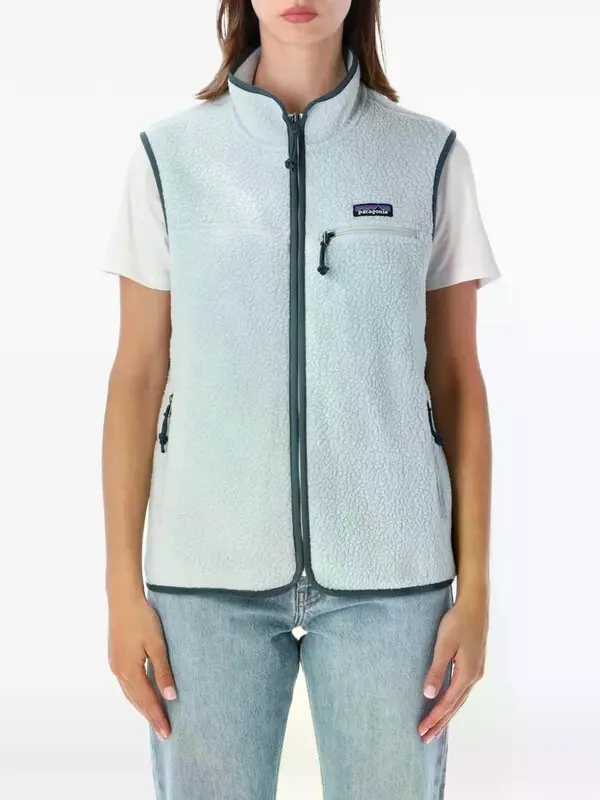 Patagonia Retro Pile Logo-patch Sleeveless Vest