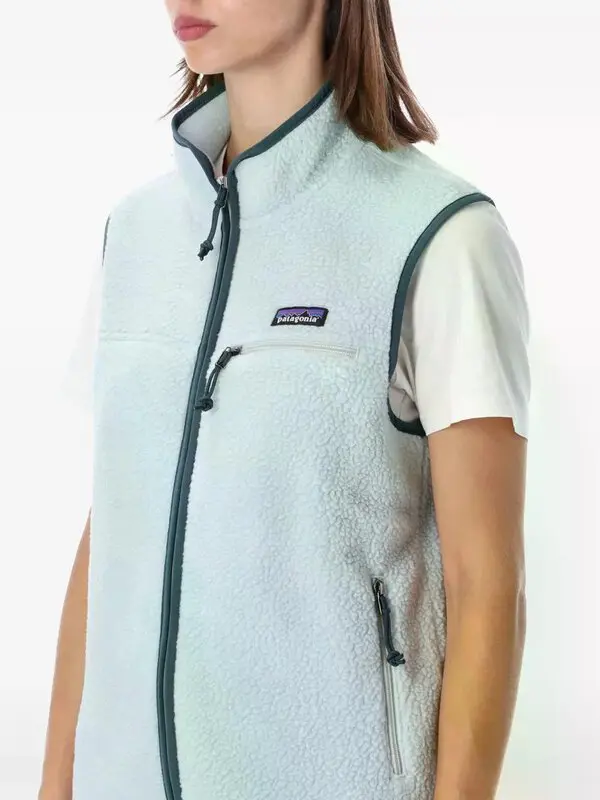 Patagonia Retro Pile Logo-patch Sleeveless Vest