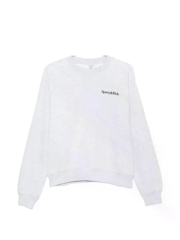 SPORTY & RICH Logo-embroidered Sweater