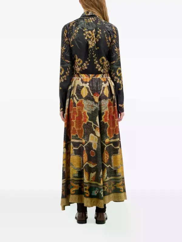 PIERRE-LOUIS MASCIA Aloe A-line Maxi Skirt