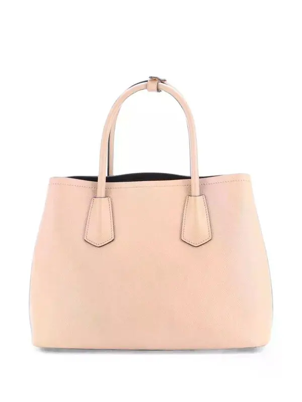 Prada Cuir Double Saffiano Leather Small Tote Bag