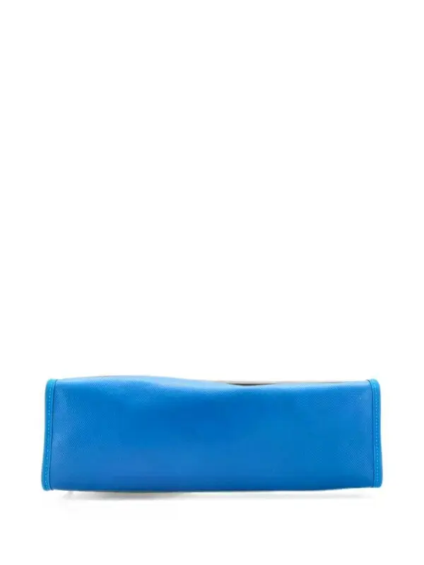 Hermès Herbag Zip Berline Vache Canvas And Leather 31 Shoulder Bag - Blue