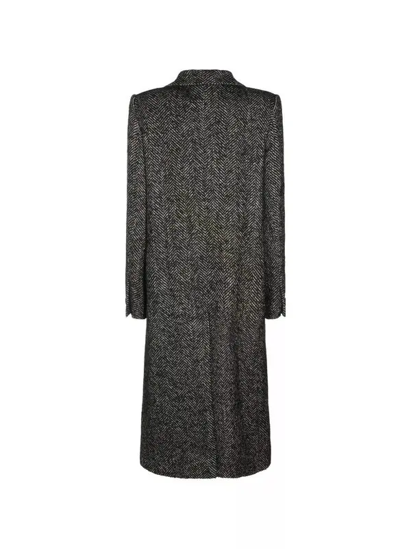 Tagliatore Herringbone Single-breasted Coat