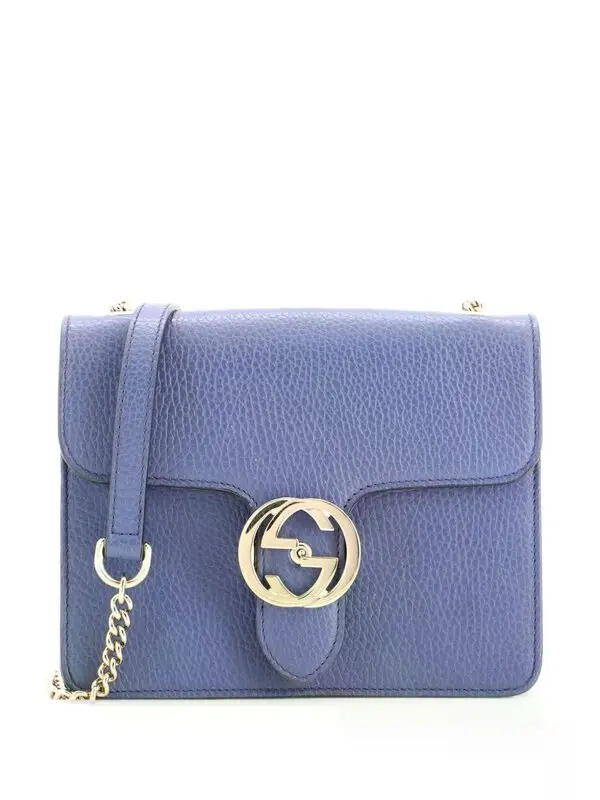 Gucci Interlocking Leather Small Shoulder Bag