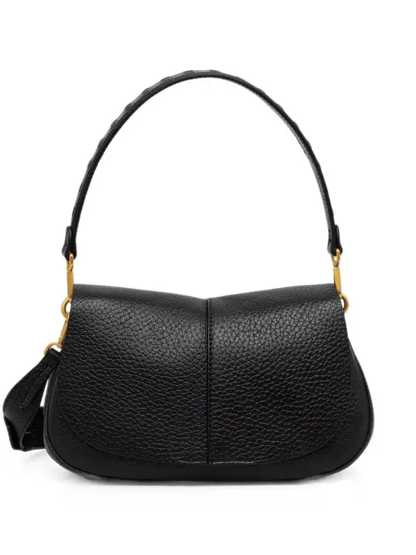 GIANNI CHIARINI Medium Helena Round Grained-leather Shoulder Bag