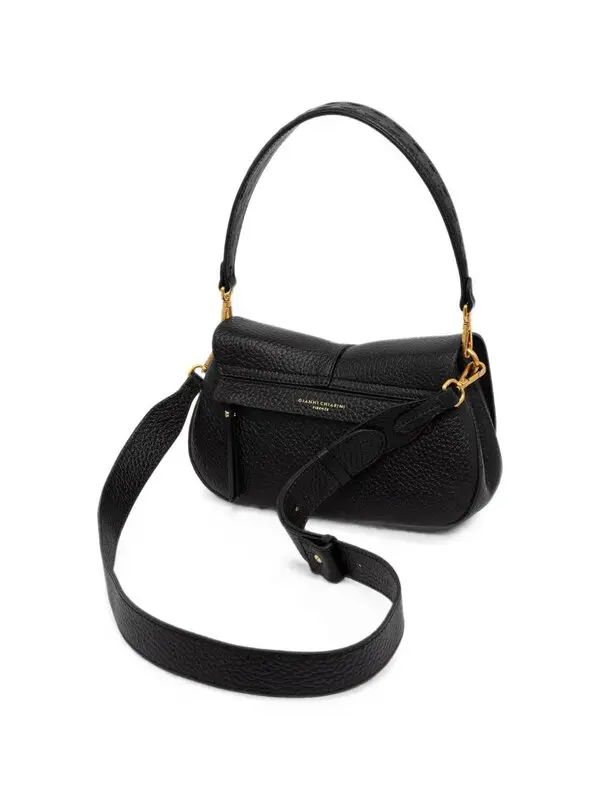 GIANNI CHIARINI Medium Helena Round Grained-leather Shoulder Bag
