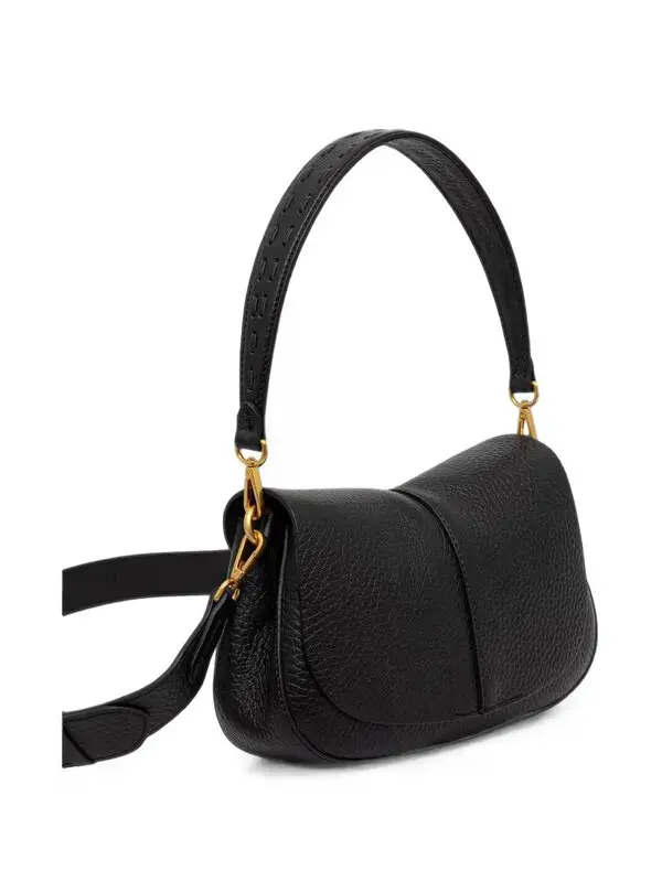 GIANNI CHIARINI Medium Helena Round Grained-leather Shoulder Bag