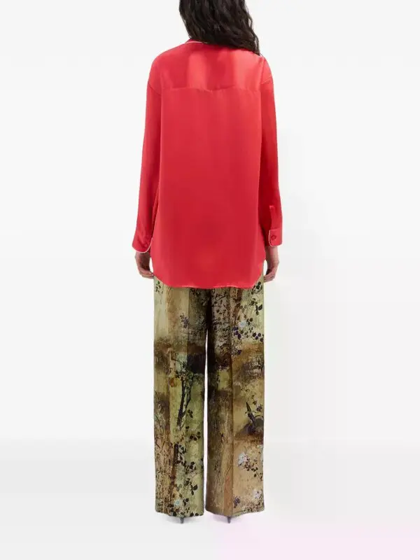 PIERRE-LOUIS MASCIA Mutka Silk Shirt