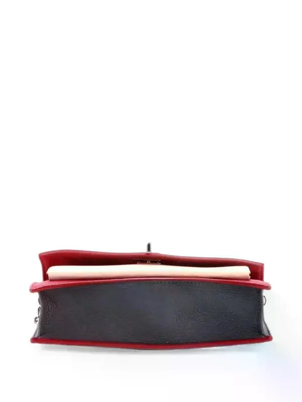 LOUIS VUITTON Mylockme Chain Pochette Leather Clutch Bag