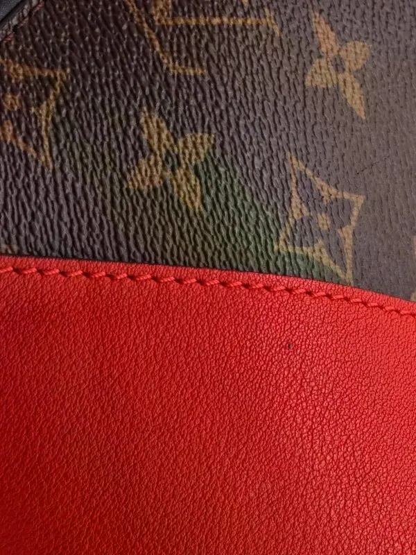 LOUIS VUITTON Kimono Handbag Monogram Canvas And Leather Mm Tote Bag - Brown