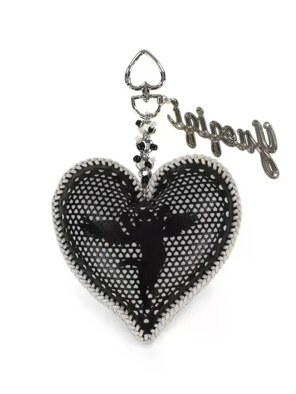 YUEQI QI Cupid's Perforated Heart Charm - Black