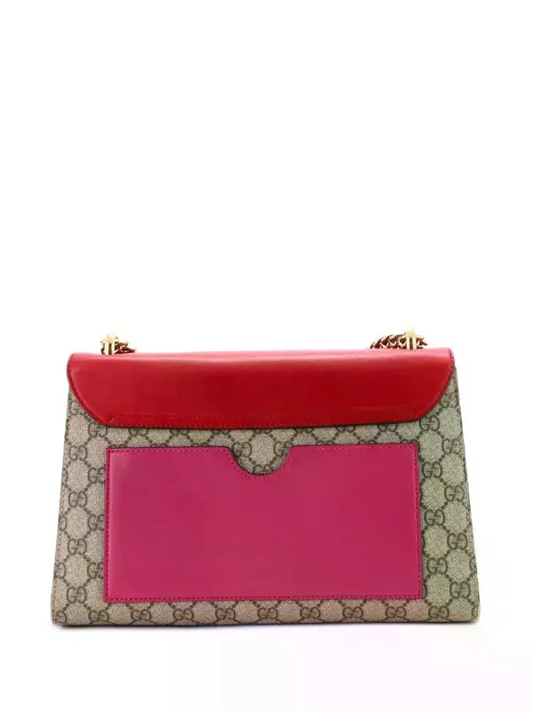 Gucci Padlock Gg Coated Canvas And Leather Medium Shoulder Bag - Multicolour