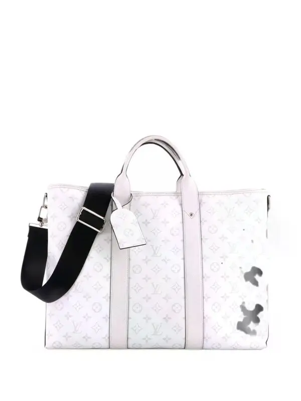 LOUIS VUITTON Weekend Nm Monogram Taigarama Tote Bag