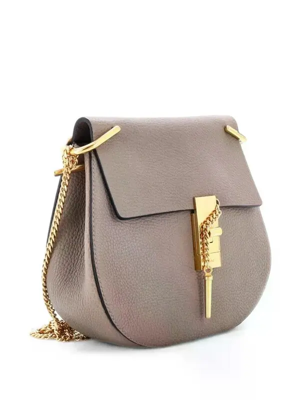 Chloé Drew Leather Medium Crossbody Bag