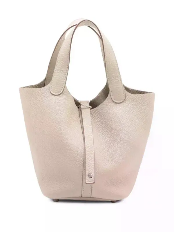 Hermès 2020 Clemence Picotin Lock 18 Handbag - Brown