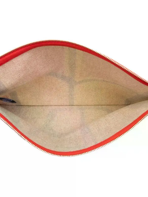 Hermès 2000-2026 Toile Flat Waikiki Pouch Clutch Bag