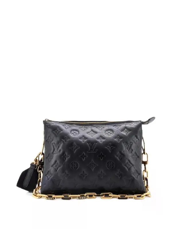 LOUIS VUITTON Coussin Bag Monogram Embossed Lambskin Pm Crossbody Bag