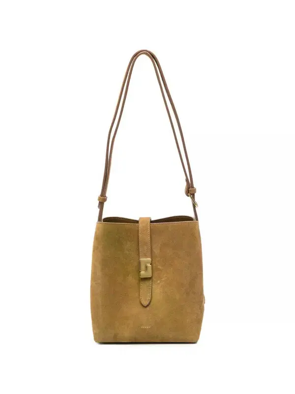 Soeur Mini Bello Suede Shoulder Bag - Brown