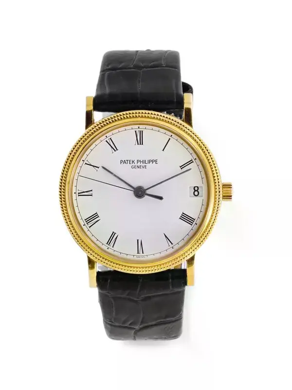 Patek Philippe Calatrava Clous De Paris Watch - White