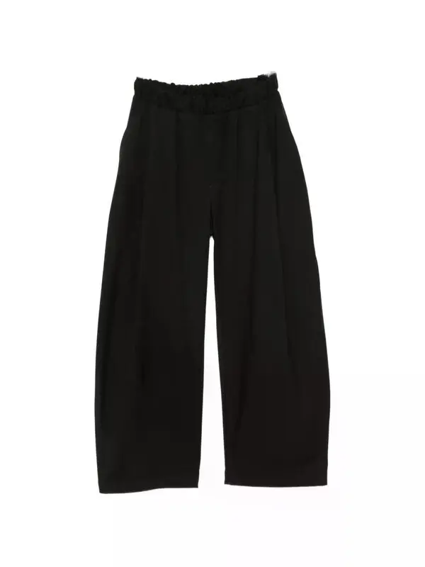 Imperial Elasticated-waistband Wide-leg Trousers