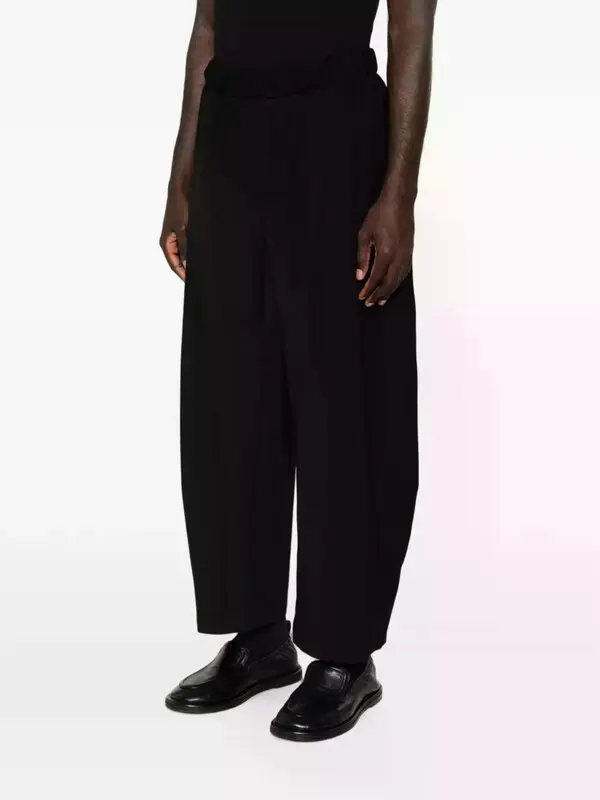 Imperial Elasticated-waistband Wide-leg Trousers