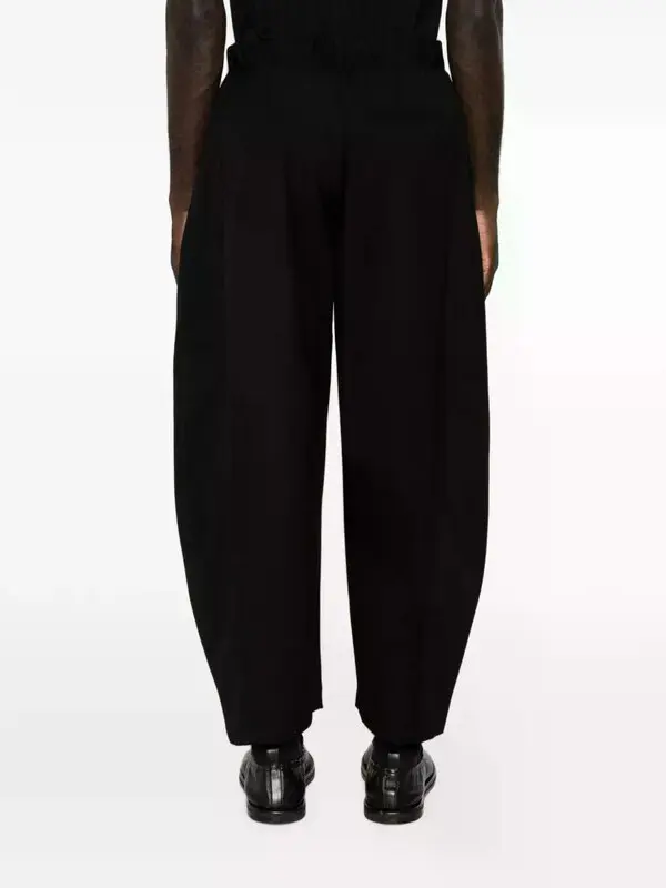 Imperial Elasticated-waistband Wide-leg Trousers