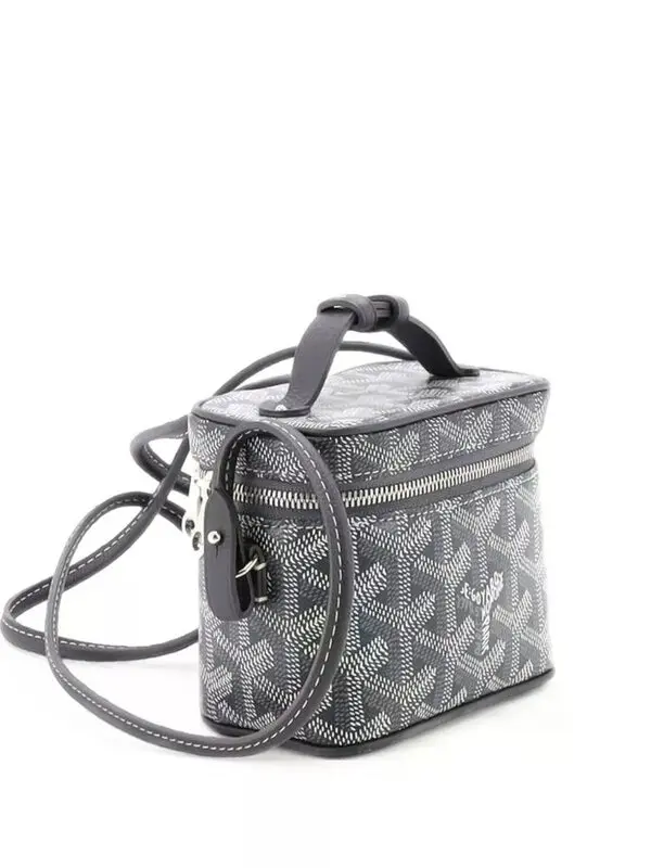 Goyard Muse Vanity Case Coated Canvas Nano Satchel - Grey