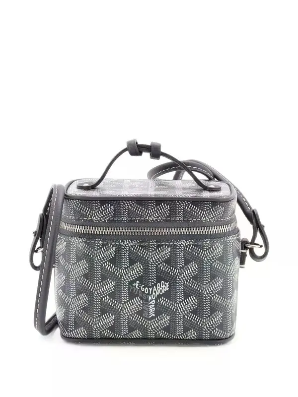 Goyard Coated Canvas Muse Vanity Case Nano Satchel