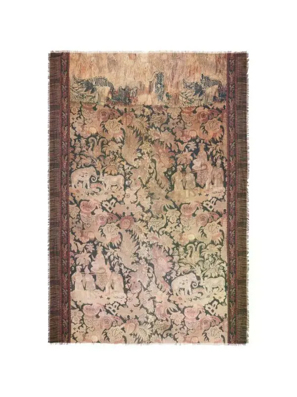 PIERRE-LOUIS MASCIA Euclidex Shawl Scarf - Neutrals