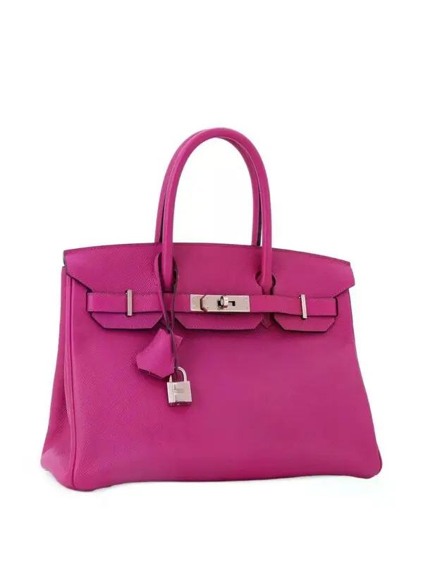 Hermès Birkin Handbag Epsom With Palladium Hardware 30 Satchel