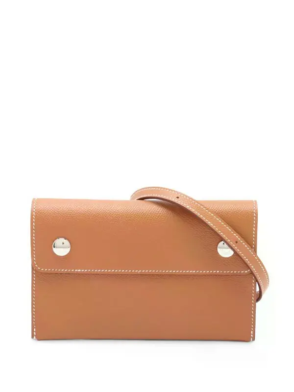 Hermès 2024 Epsom Hermesnap Wallet On Strap Crossbody Bag