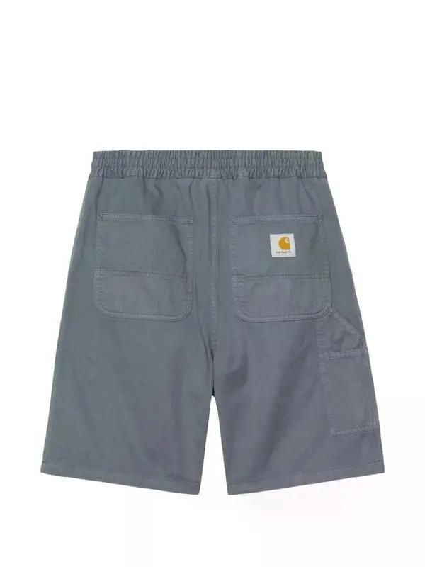 Carhartt Work In Progress Flint Logo-patch Drawstring Shorts