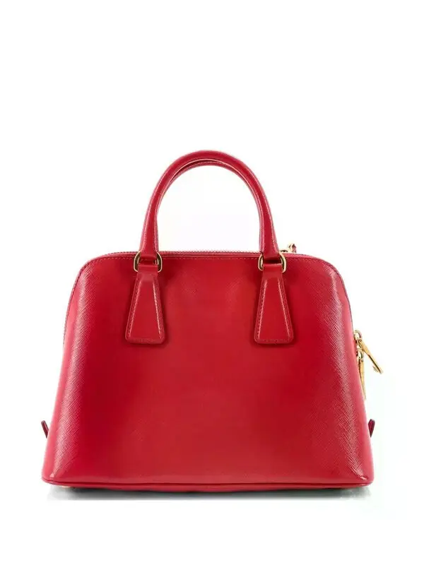 Prada Promenade Vernice Saffiano Leather Small Satchel - Pink