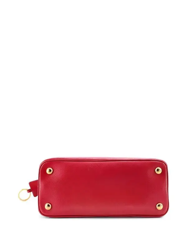 Prada Promenade Vernice Saffiano Leather Small Satchel - Pink