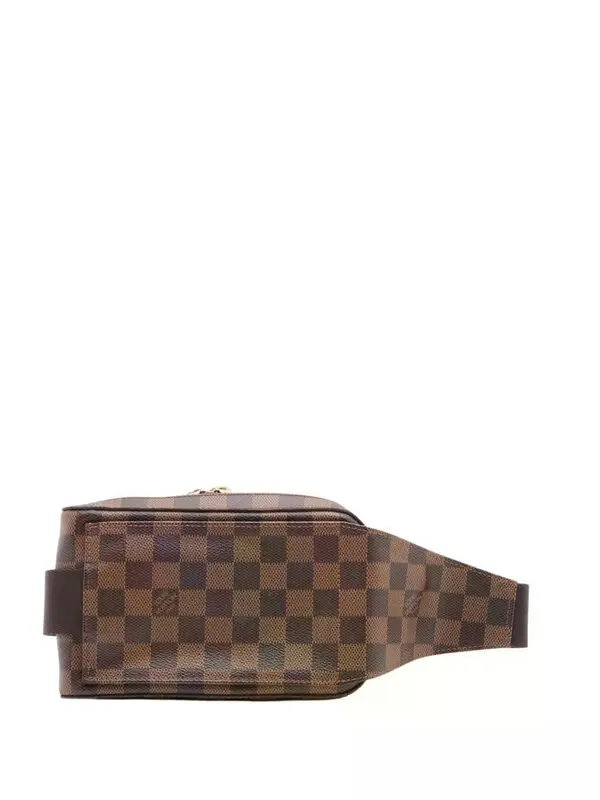 LOUIS VUITTON 2005 Damier Ebene Geronimos Crossbody Bag