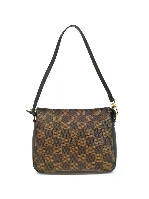 LOUIS VUITTON Damier Ebène Trousse Makeup Handbag - Brown
