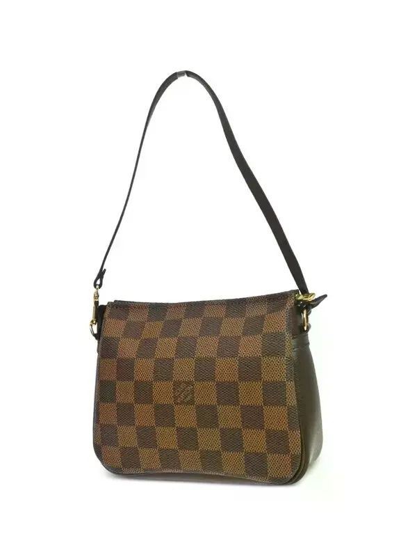 LOUIS VUITTON Damier Ebène Trousse Makeup Handbag