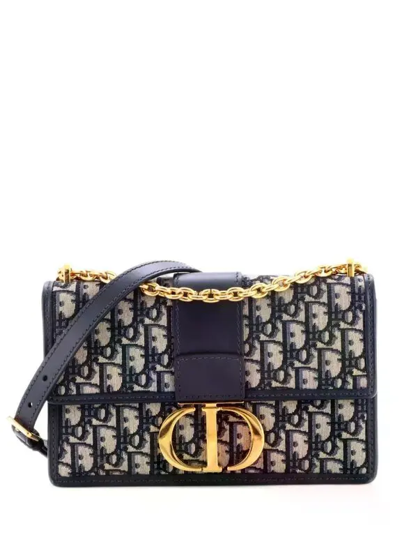 Dior 30 Montaigne Oblique Canvas Shoulder Bag