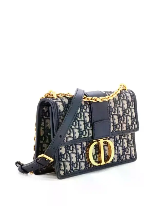 Dior 30 Montaigne Oblique Canvas Shoulder Bag