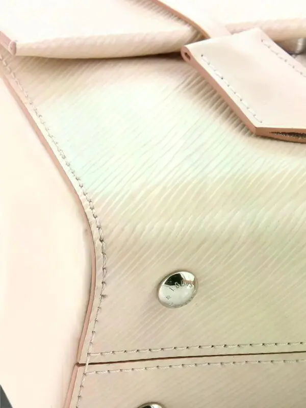 LOUIS VUITTON Cluny Top Handle Bag Epi Leather Mini Satchel