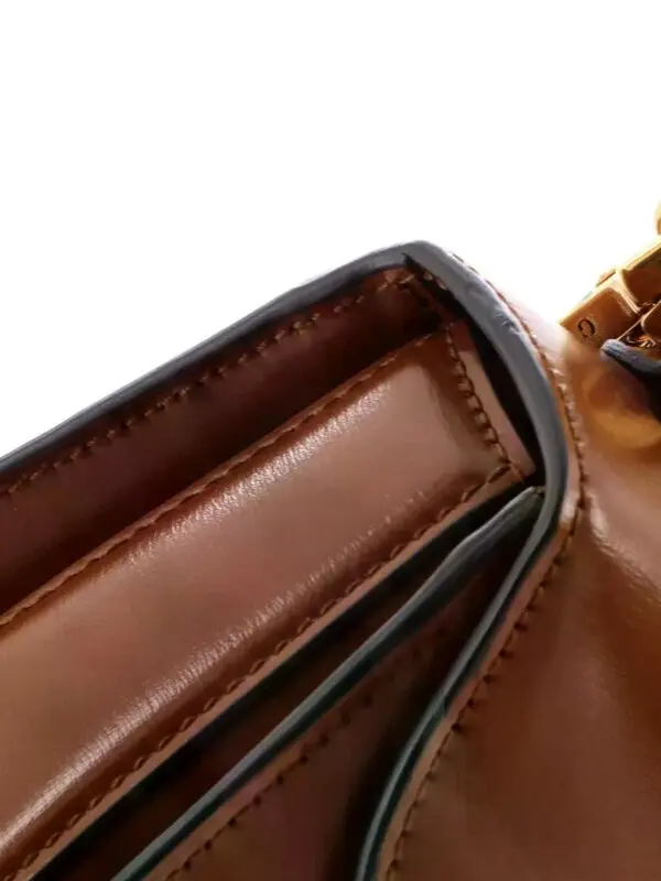 Gucci Bamboo 1947 Top Handle Bag Leather Mini Shoulder Bag