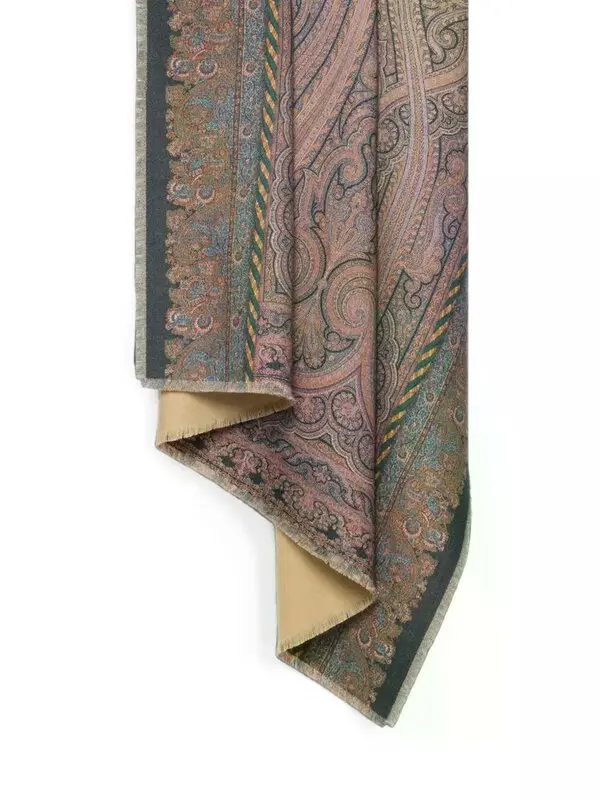 PIERRE-LOUIS MASCIA Pancake Paisley-print Scarf
